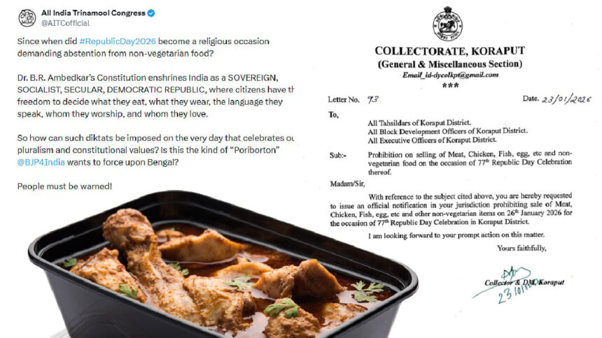 Republic Day: প্রজাতন্ত্র দিবসে খাবারে কোপ!কেন আমিষে নিষেধাজ্ঞা ...