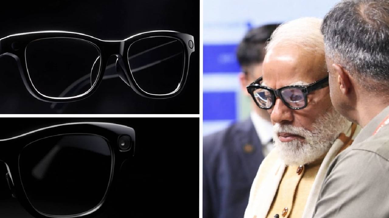 Modi AI Glass: দিল্লির এআই সামিটে স্মার্ট চশমা পরে চমক, কালো চশমায় নজর ...